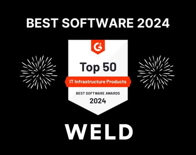Weld Secures Spot on G2's 2024 Best Software List | Weld Blog