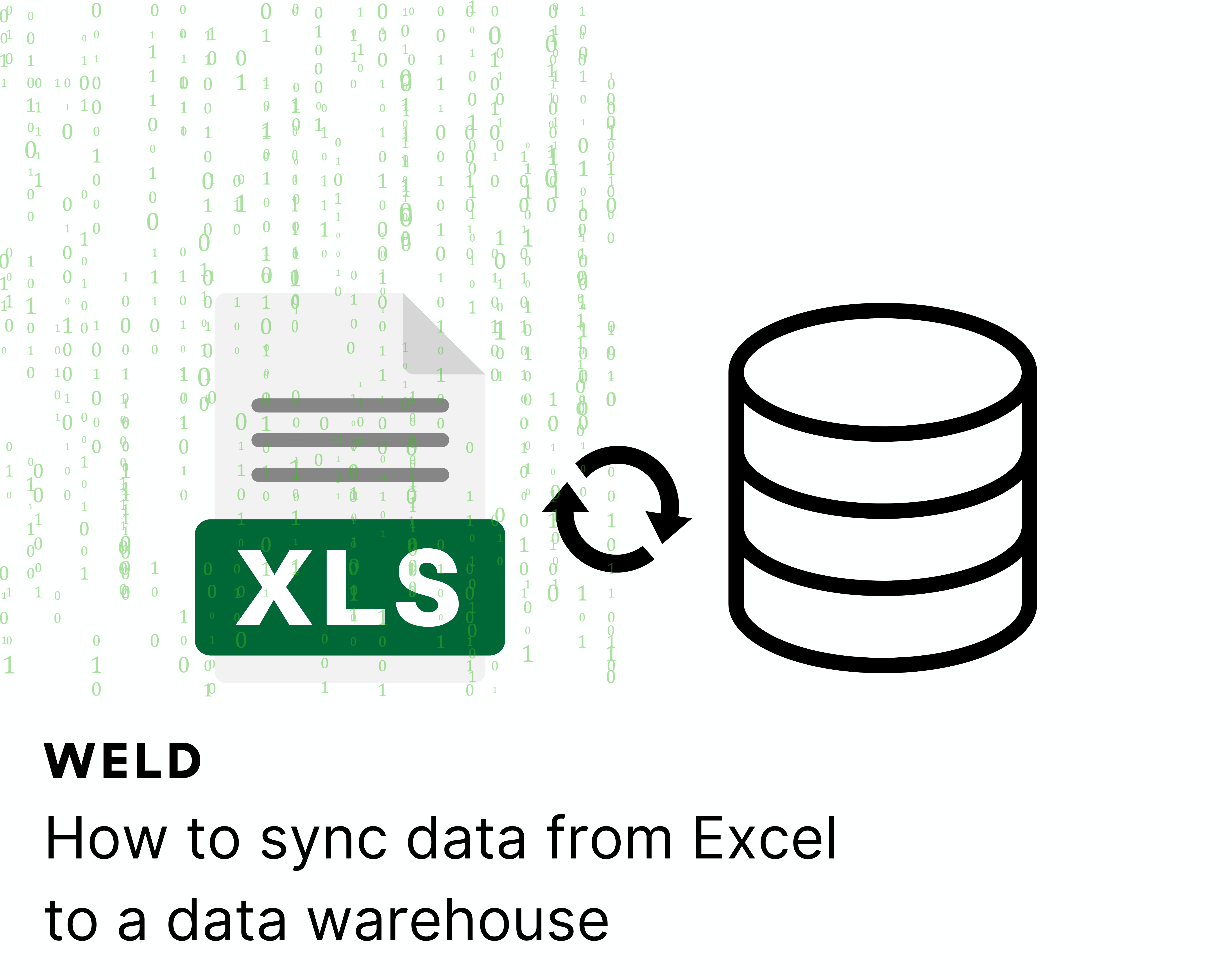 How to sync data from Excel to a data warehouse | Weld Blog